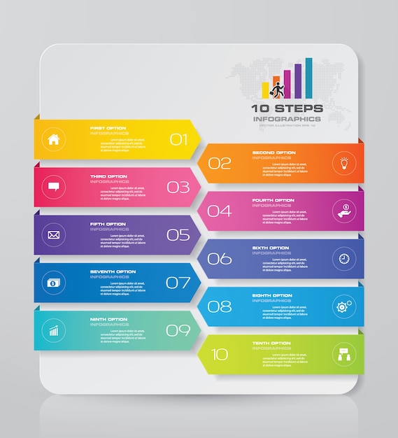 Vibrant Infographic with Step-by-Step Data Visualization | Jiffy Designs