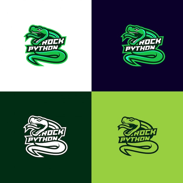 Fierce Green Python Logo Design for Powerful Branding | Jiffy Designs