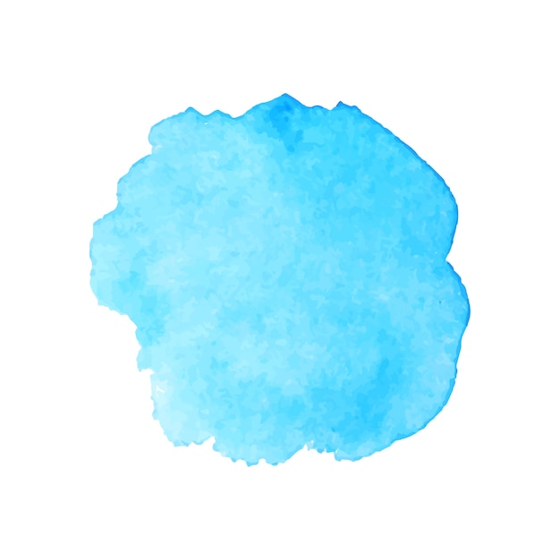Vibrant Aqua Watercolor Splash with Soft Edges | Jiffy Designs