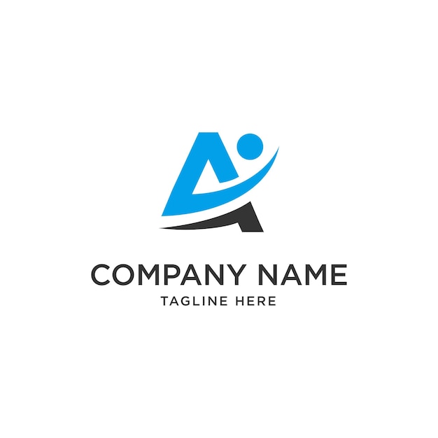 Dynamic Upward Motion Logo with Company Name | Jiffy Designs