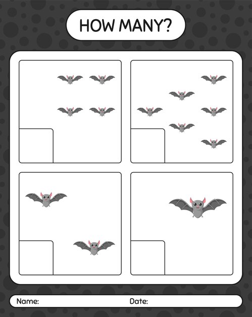 Spooky Bat-Filled Counting Activity | Jiffy Designs