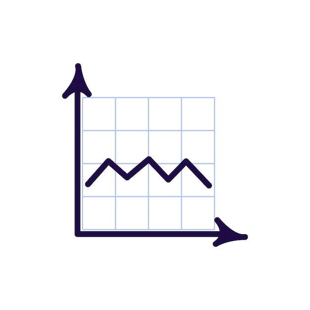 Fluctuating Line Graph with Upward and Downward Trends | Jiffy Designs