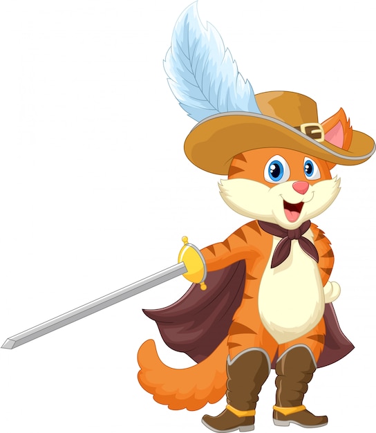 Whimsical Fox Musketeer with Feathered Hat and Sword | Jiffy Designs