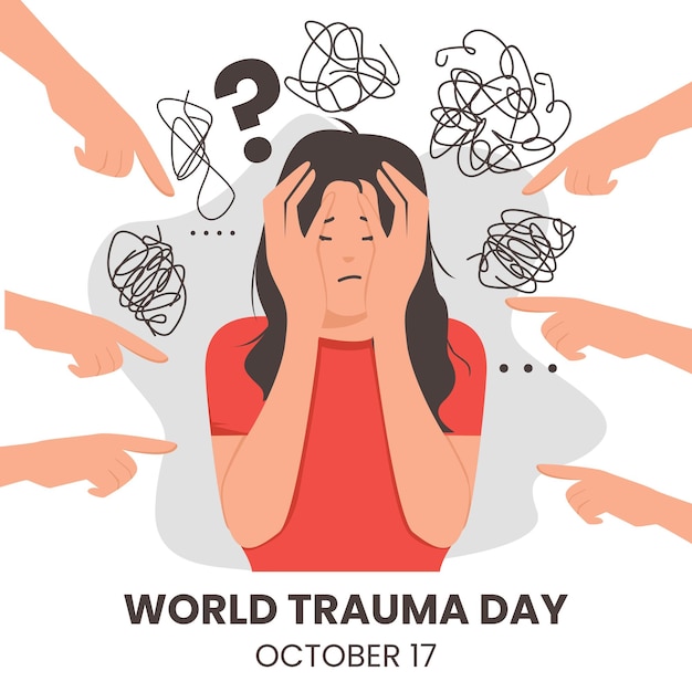 Troubled Thoughts on World Trauma Day, Illustrated in Sketch | Jiffy ...
