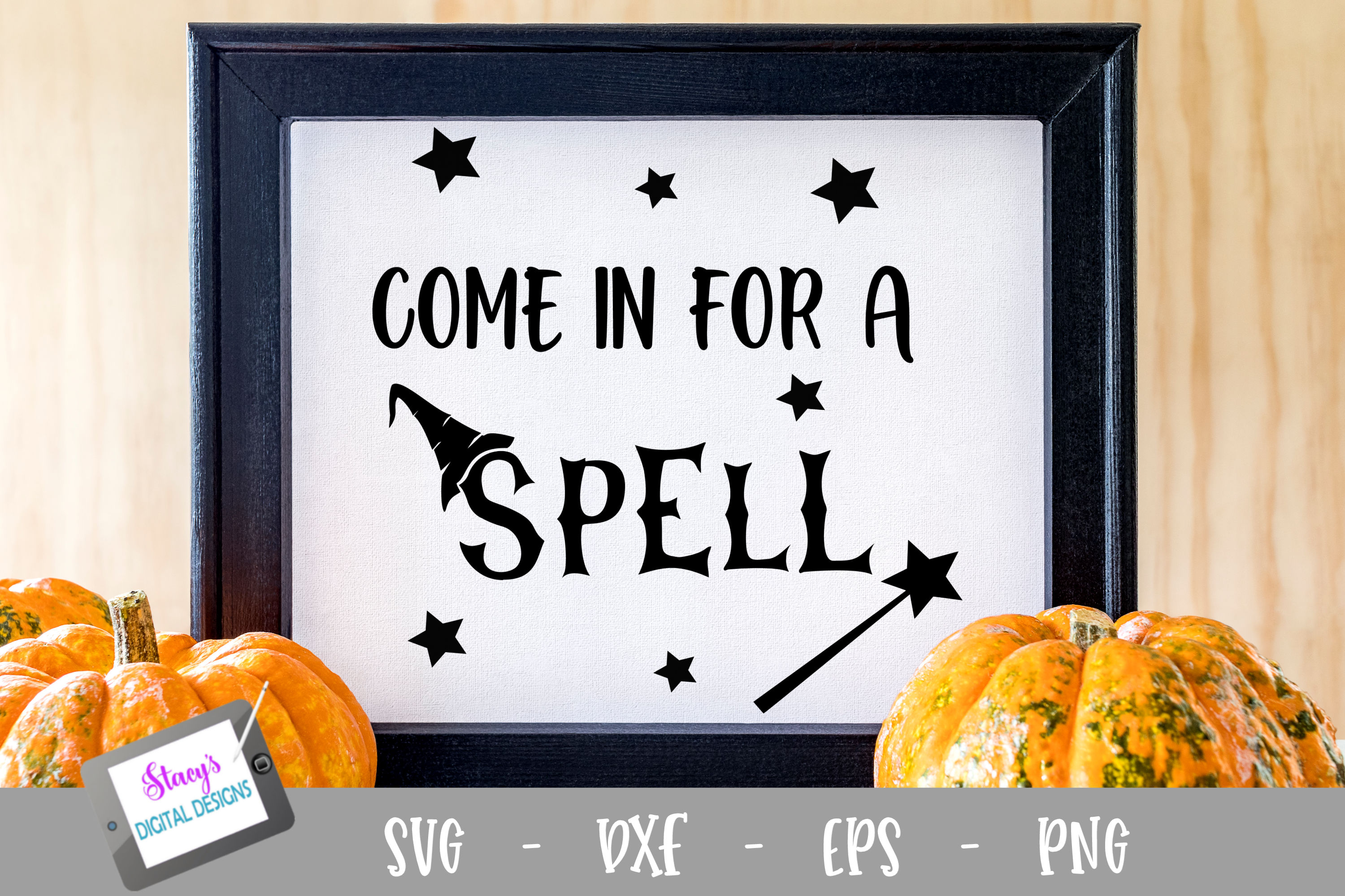 'Come In For A Spell' Halloween Design with Magical Accents | Jiffy Designs