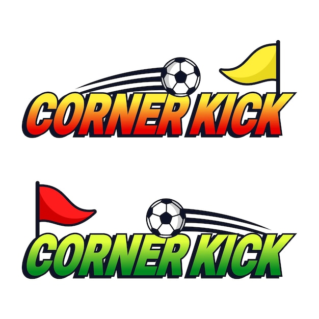 Dynamic Soccer Corner Kick Graphic Design | Jiffy Designs