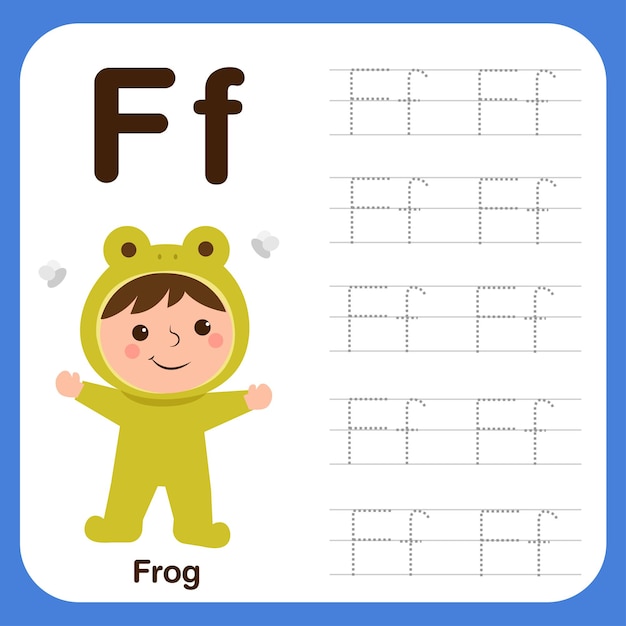 Adorable Frog-Themed Alphabet Tracing Activity for Kids | Jiffy Designs