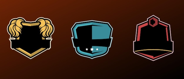 Vibrant Esports Emblem Collection: Shields, Badges, and Crests | Jiffy ...