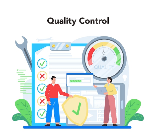 Ensuring Excellence: A Quality Control Illustration | Jiffy Designs
