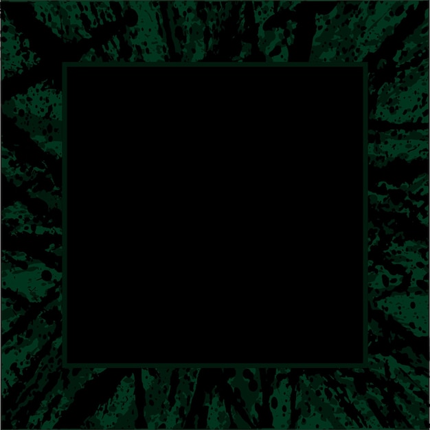 Lush Emerald Forest Framing Dramatic Dark Void | Jiffy Designs