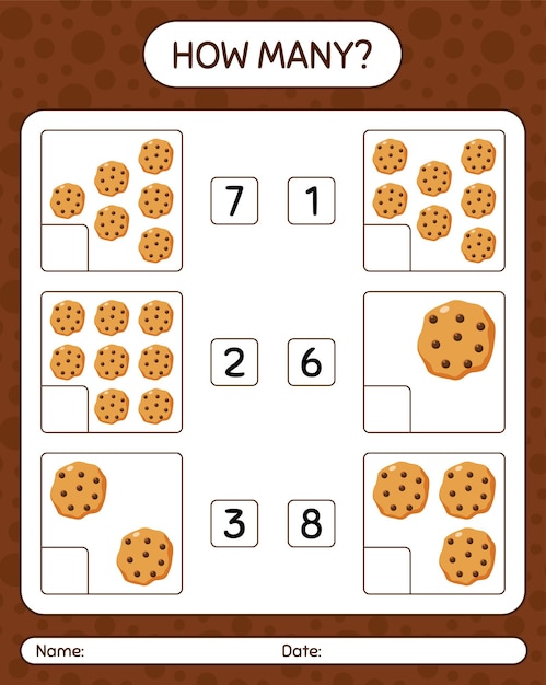 Counting Delicious Cookie Treats in Vibrant Illustration | Jiffy Designs
