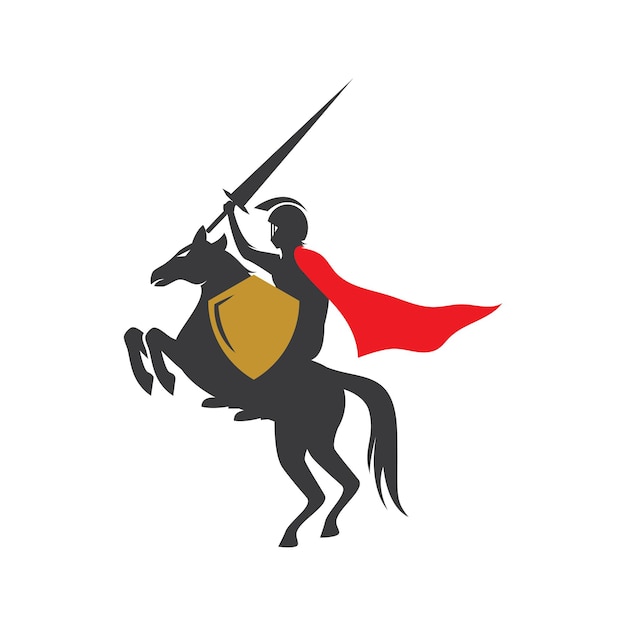 Valiant Knight Riding Majestic Steed in Heroic Pose | Jiffy Designs