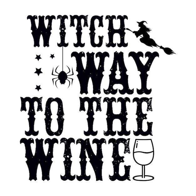 Spooky Silhouette Lettering with Witchy Symbols and Icons | Jiffy Designs