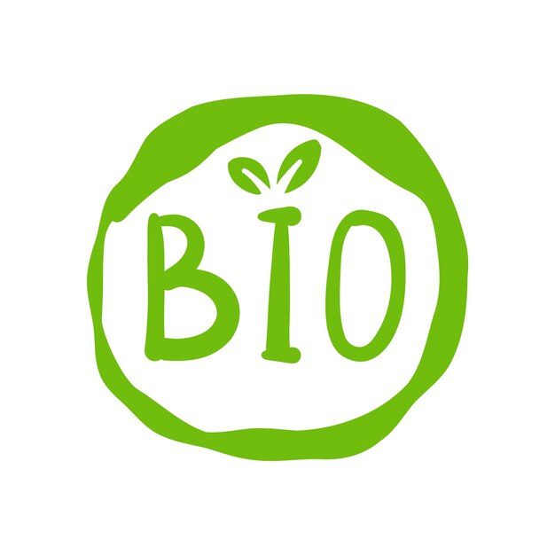 Vibrant Green Bio Logo with Leaf Icon | Jiffy Designs