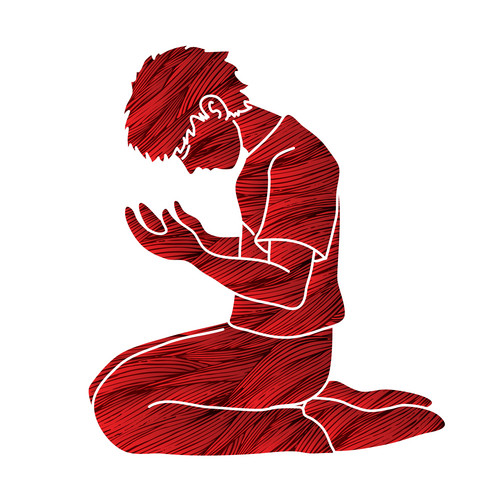 Praise God, Prayer, Christian Praying, Thank You God Graphic Vector ...