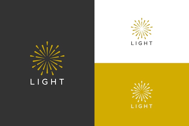 Radiant Light Burst Logo for Branding and Design | Jiffy Designs