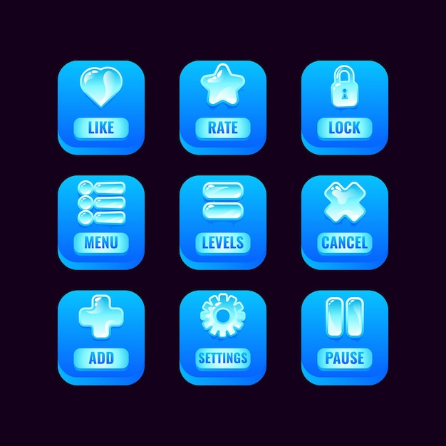 Vibrant Collection of Playful Game Interface Icons | Jiffy Designs