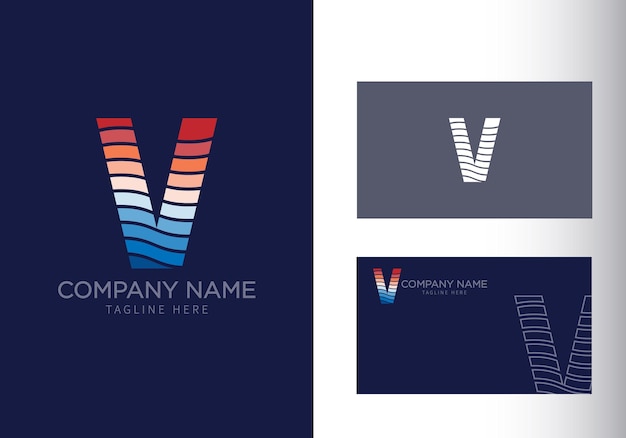 Sleek and Dynamic V-Shaped Brand Logo | Jiffy Designs