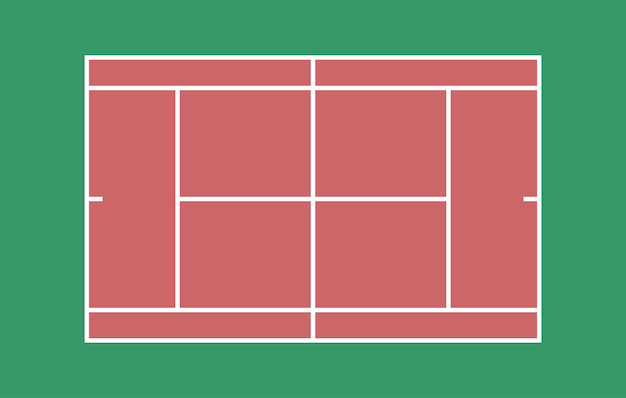 Vibrant Geometric Tennis Court Design | Jiffy Designs