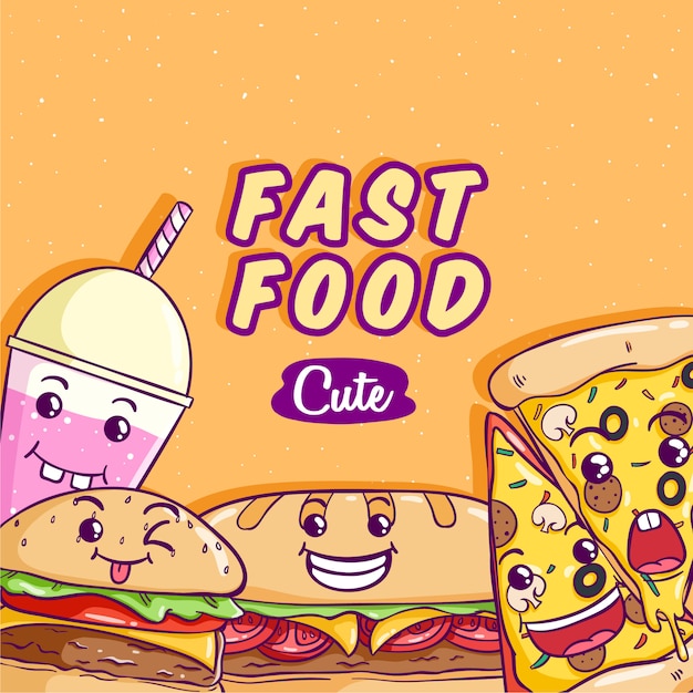 Delightful Fast Food Characters Bring Tasty Fun to Life | Jiffy Designs