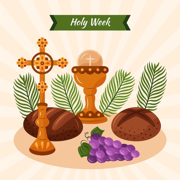 Vibrant Holy Week Symbols Celebrating Faith and Tradition | Jiffy Designs
