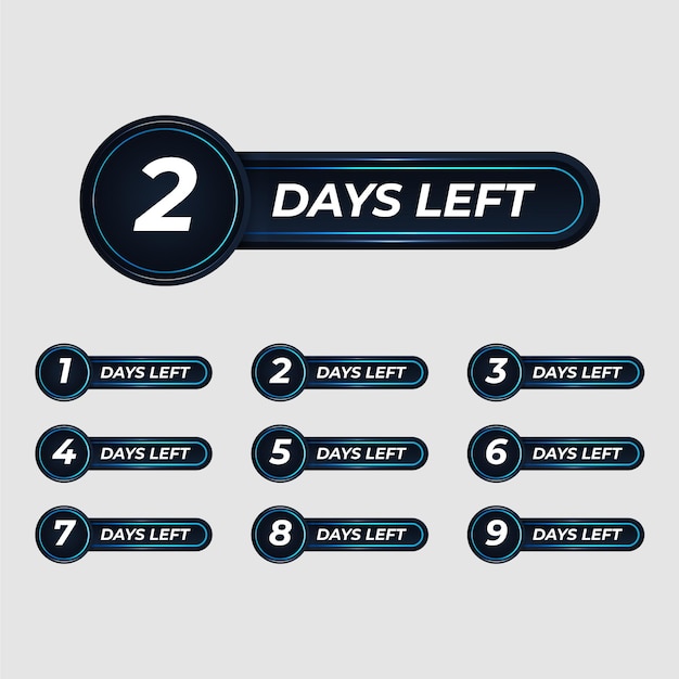 Countdown Timer Icons for Engaging Promotional Designs | Jiffy Designs
