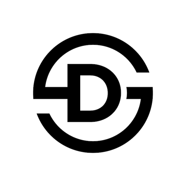 Modern Geometric Monogram Logo with Overlapping Circular Shapes | Jiffy ...