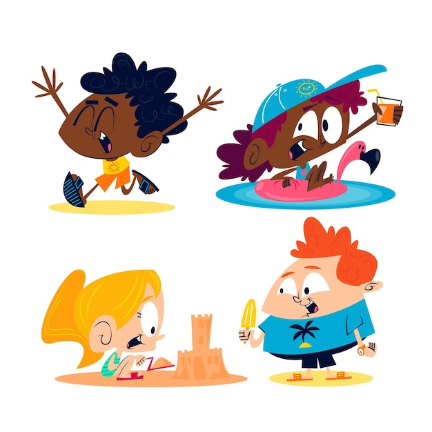 Vibrant Collection of Playful Cartoon Characters and Designs | Jiffy ...