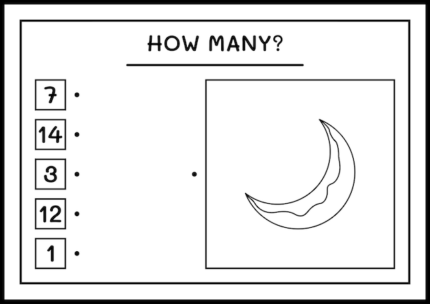 Counting Crescent Moons: A Playful Visual Puzzle | Jiffy Designs