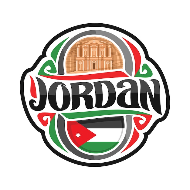 Vibrant Jordanian Emblem Showcasing Rich Cultural Heritage | Jiffy Designs