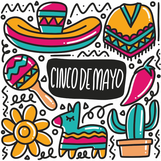 Vibrant Collection of Cinco de Mayo Themed Elements | Jiffy Designs
