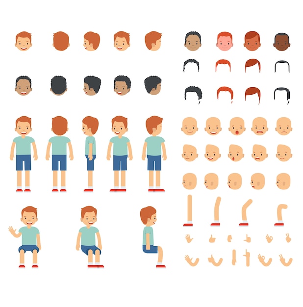 Customizable Character Creation Kit with Diverse Body Parts ...