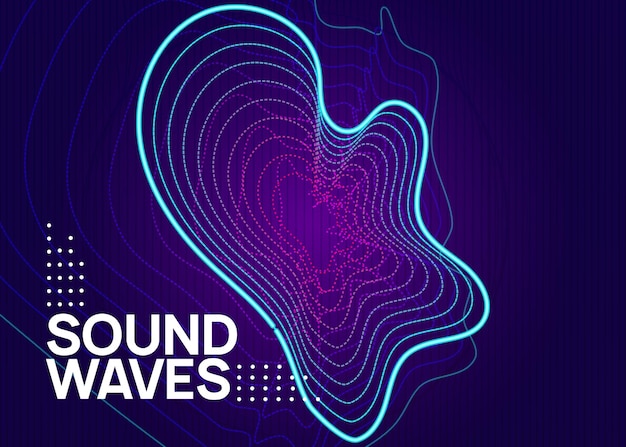 Vibrant Neon Soundwaves Pulsing in Mesmerizing Patterns | Jiffy Designs