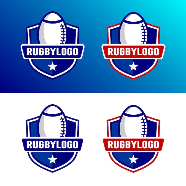 Versatile Rugby Logo Collection with Vibrant Shield Designs | Jiffy Designs