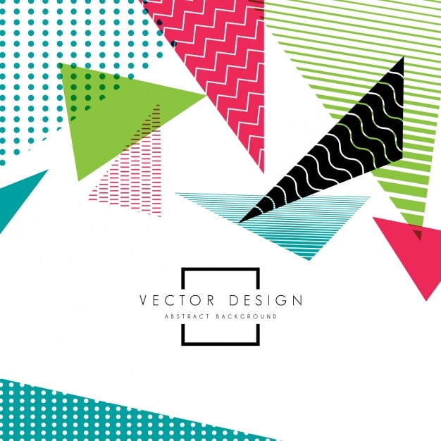 Vibrant Geometric Patterns in Retro-Inspired Color Palette | Jiffy Designs
