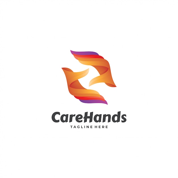 Vibrant Hands Emblem Representing Care and Compassion | Jiffy Designs