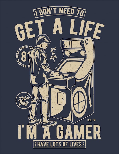 Embrace the Gamer Lifestyle with This Retro-Inspired Design | Jiffy Designs