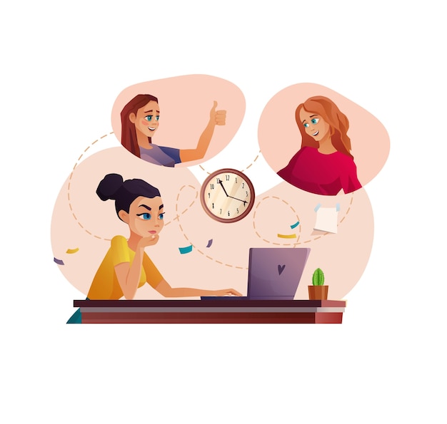 Multitasking Women Balancing Work, Life and Time | Jiffy Designs