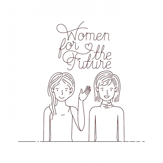 Women for the Future: Empowering Illustration with Female Figures ...