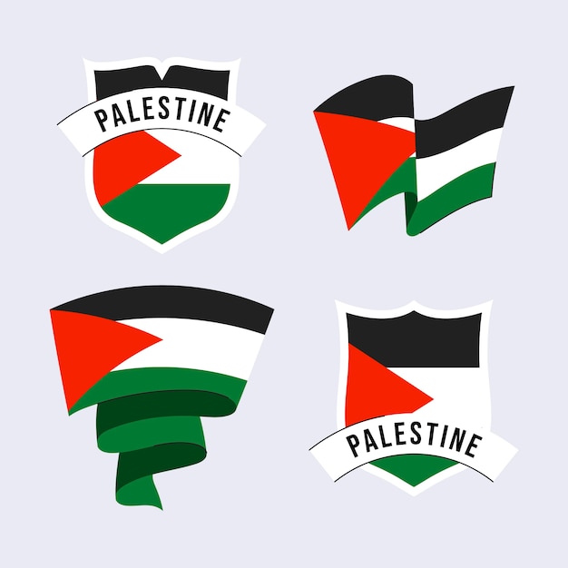 Vibrant Collection of Palestine Flag Emblems and Insignia | Jiffy Designs