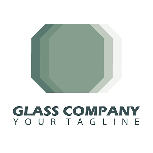 Elegant Octagonal Glass Logo for Premium Brand | Jiffy Designs