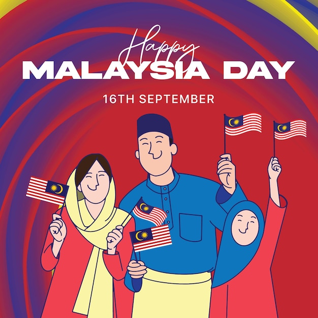 Vibrant celebration of Malaysian unity and national pride | Jiffy Designs