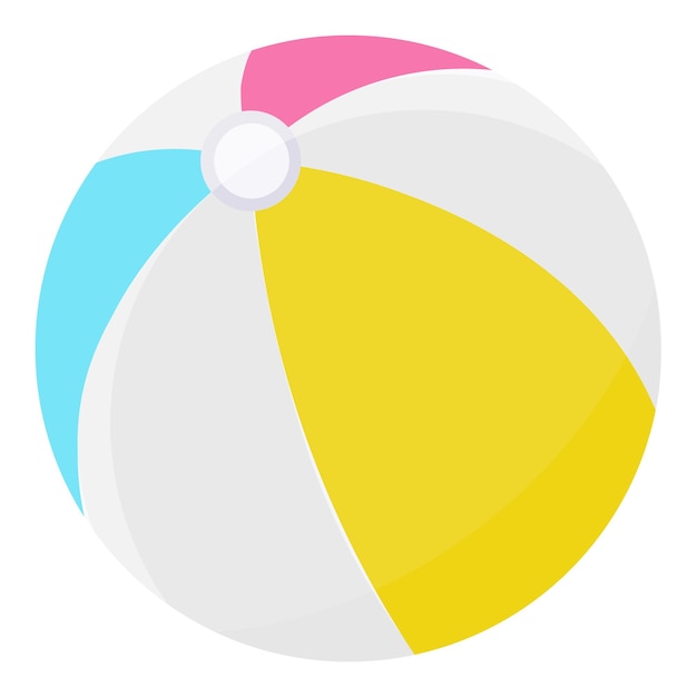 Vibrant Inflatable Beach Ball with Colorful Segments | Jiffy Designs