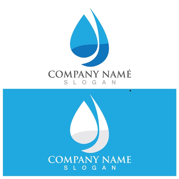 Elegant Water Drop Logo Design for Branding and Marketing | Jiffy Designs