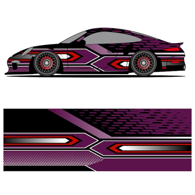 Sleek and Striking Sports Car Design with Bold Geometric Patterns ...