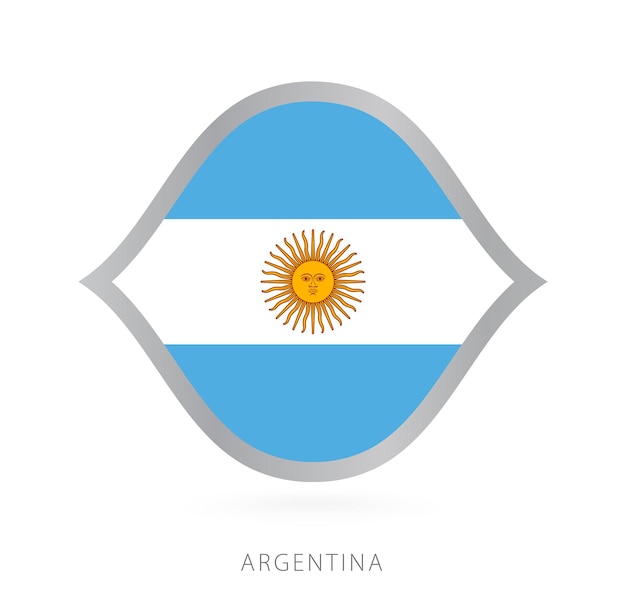 Vibrant Argentine National Flag Emblem | Jiffy Designs