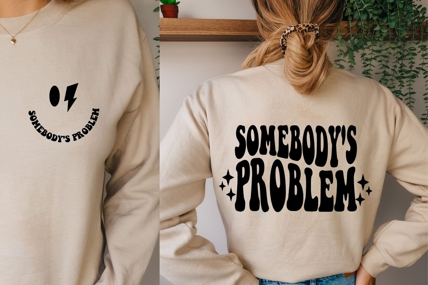 Somebody's Problem SVG and PNG with pocket design, Somebodys Problem ...