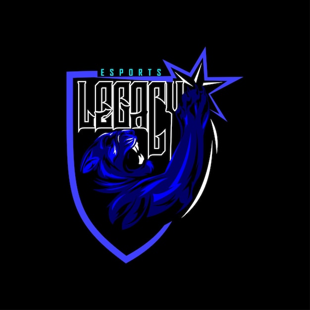 Vibrant Esports Logo with Striking Star Design | Jiffy Designs