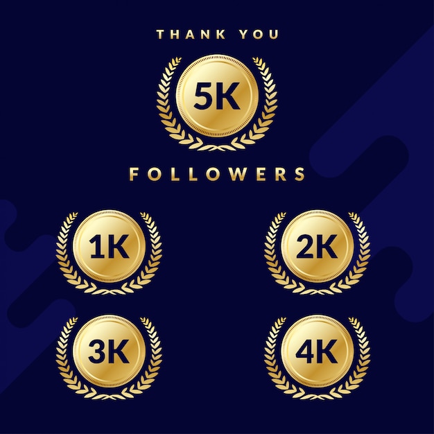 Celebrating Milestones: Golden Laurel Wreaths Marking Social Media ...