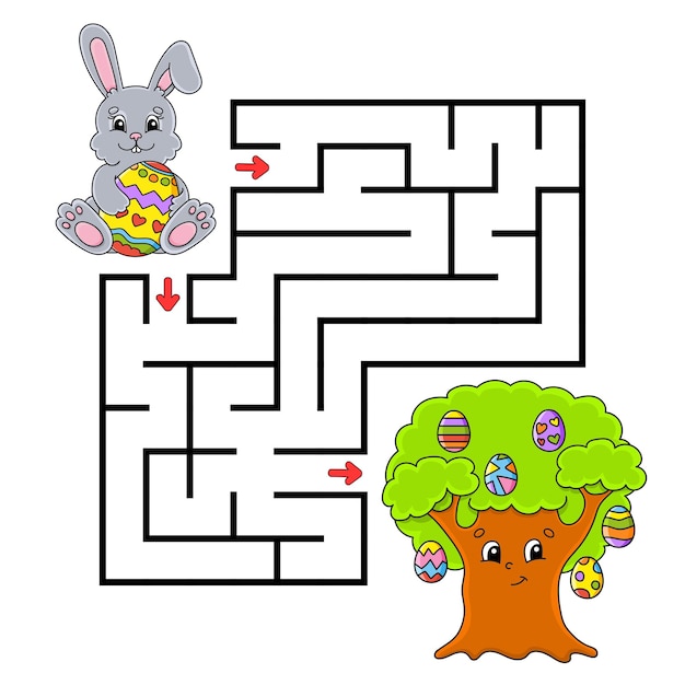 Bunny's Egg-Citing Adventure Through the Maze | Jiffy Designs